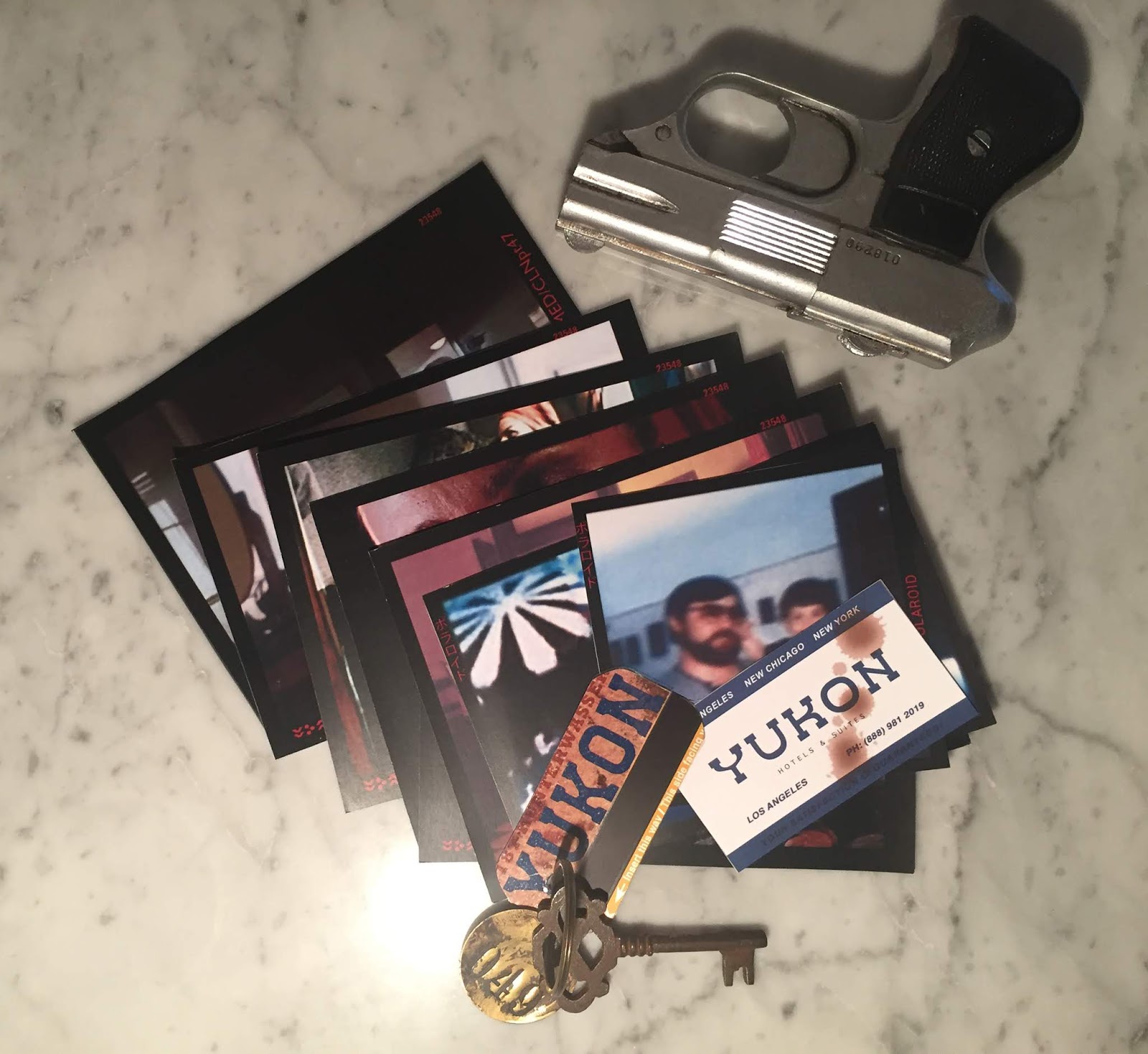 Blade Runner Leon's Precious Photos, Yukon Hotel Room Key and Business ...