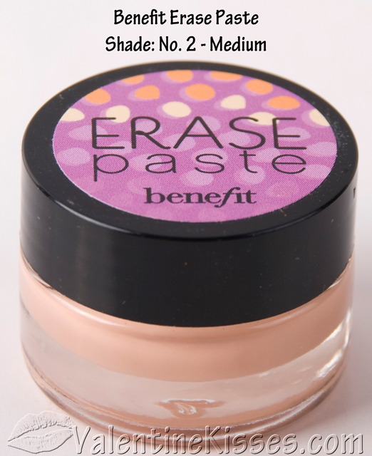 Valentine Kisses: Benefit Erase Paste in No. 2 Medium - before & after ...