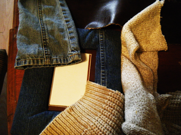 They Are All of Me: Denim Picture Frame