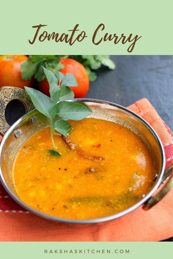 Tomato Curry - Healthy Snacks Dairy Free