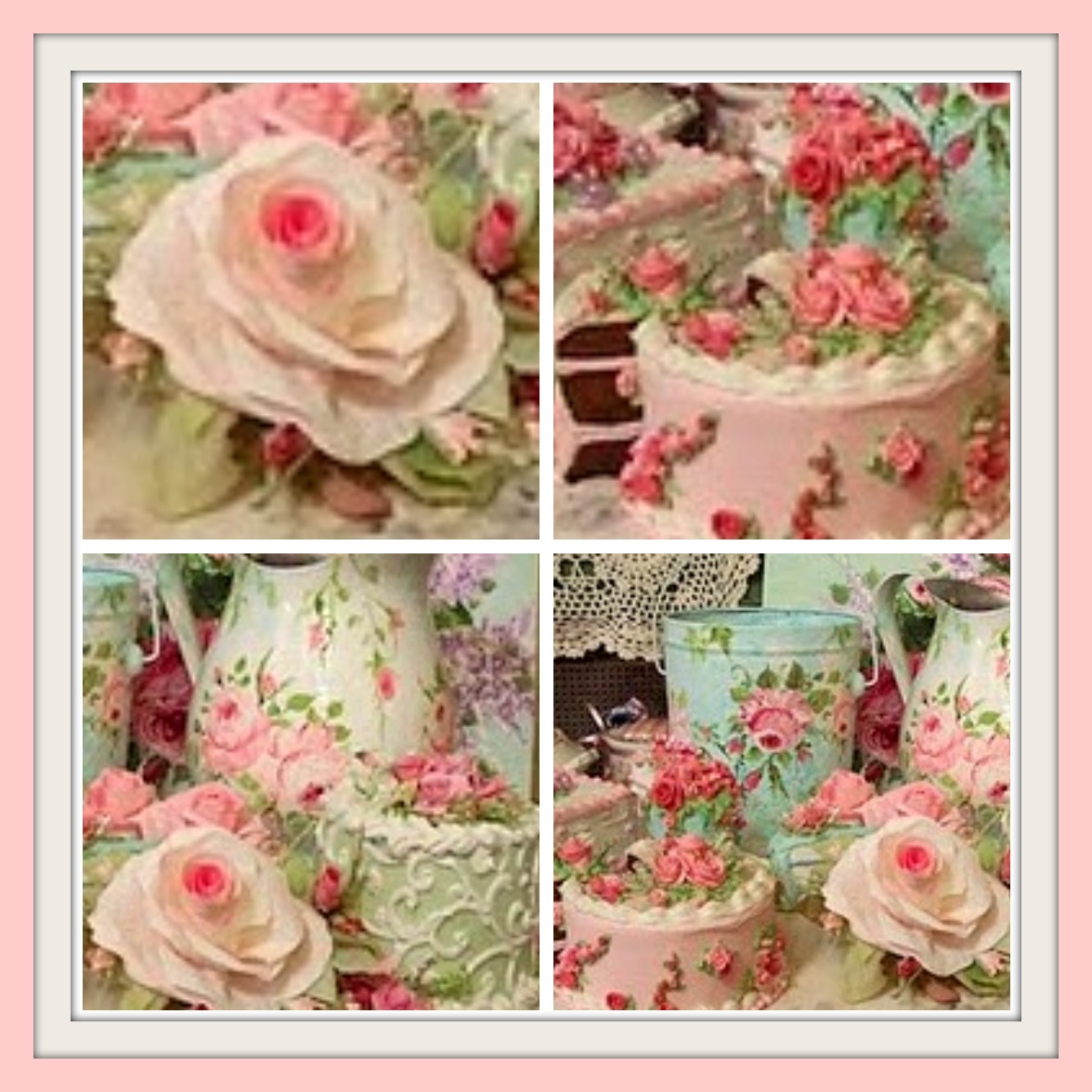 Olivia's Romantic Home: Faux Cottage Cake
