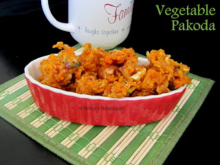 Vegetable Pakoda | South Indian Snacks |Nithya's Nalabagam