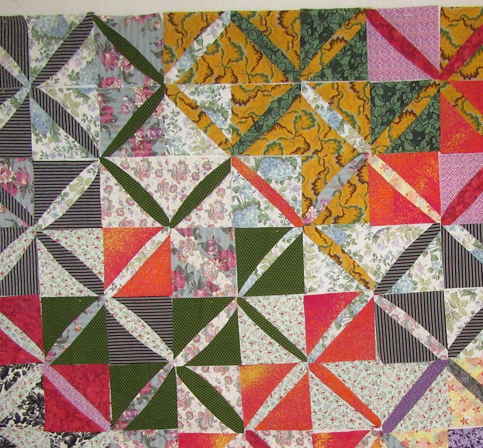 Basket full of Scraps...: A Lattice Quilt....fun with a Cultural Fusion ...