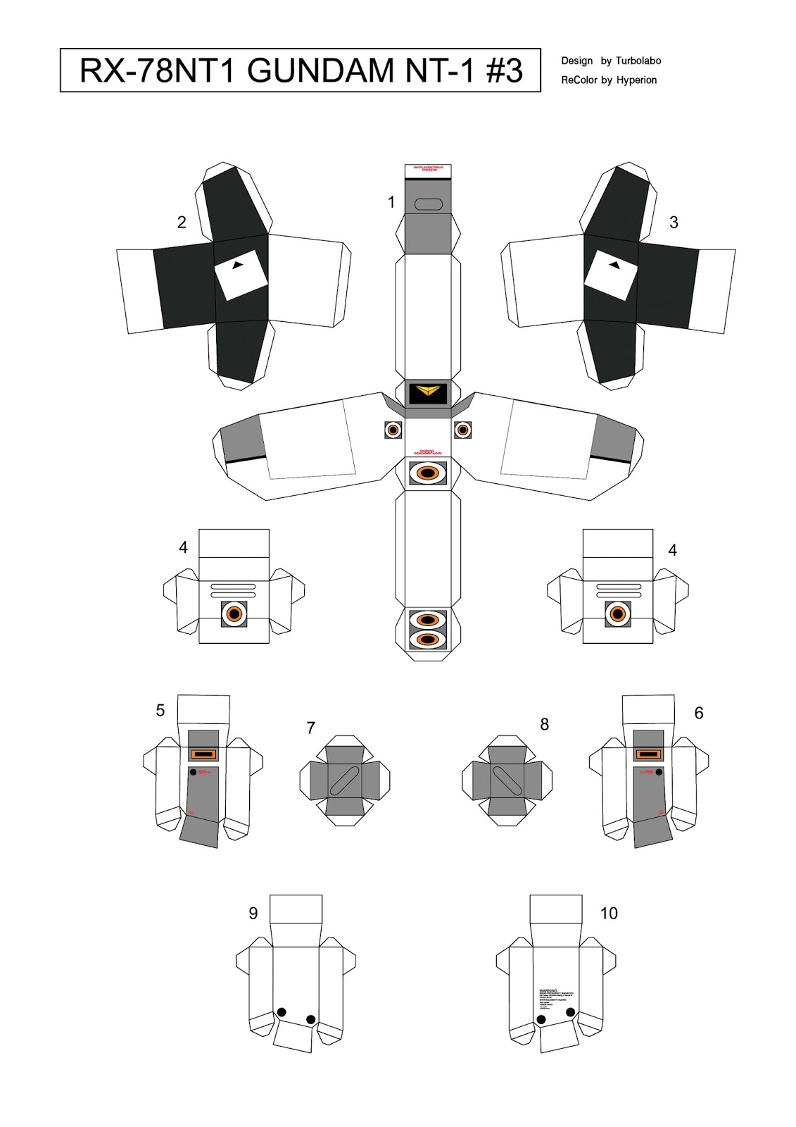 cara membuat papercraft gundam 3d: PAPERCRAFT GUNPLA
