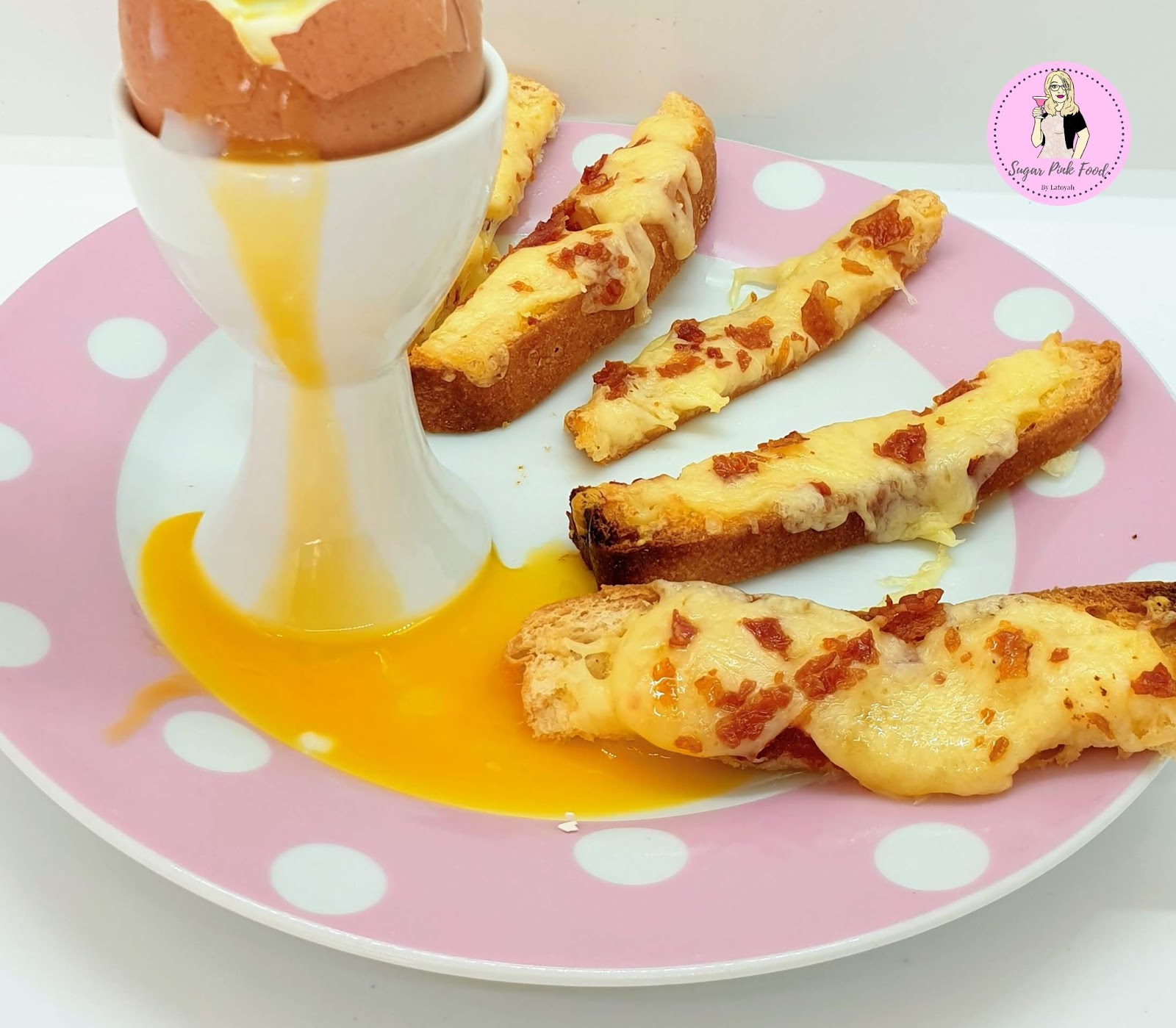 Cheese & Bacon Soldiers Recipe For Soft Boiled Eggs | Sugar Pink Food ...