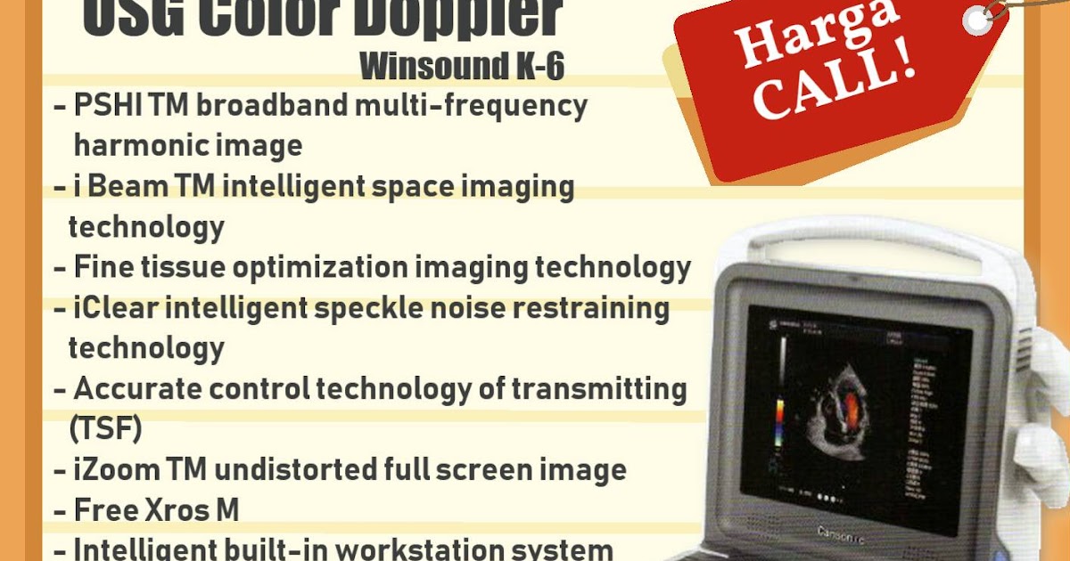 USG Color Doppler 2D Winsound K-6 ~ CV BMI Pelatihan USG 082240758084