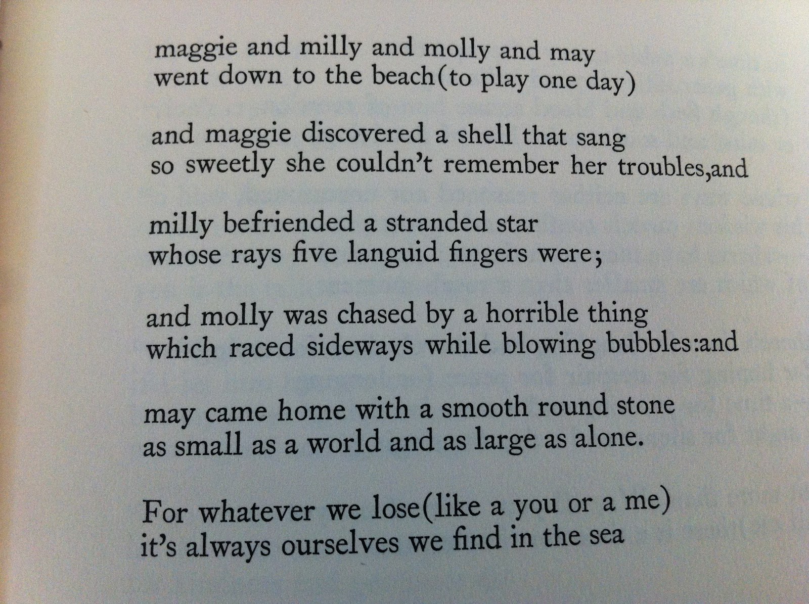 Life On Madison: god bless you, e.e. cummings!