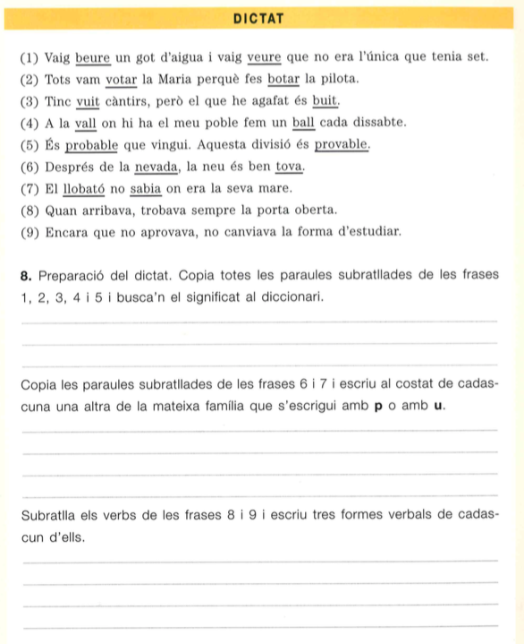 2005: Deures B i V català