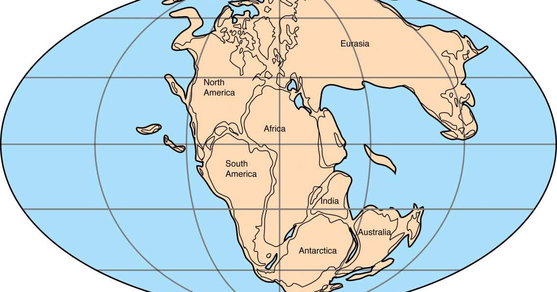 La hipótesis de la deriva continental de Wegener - Biología