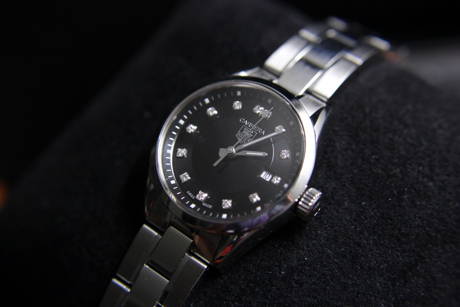 JAM TANGAN TAG HEUER CARRERA LADIES QUARTZ DIAMOND DIAL - Jam Tangan Keren