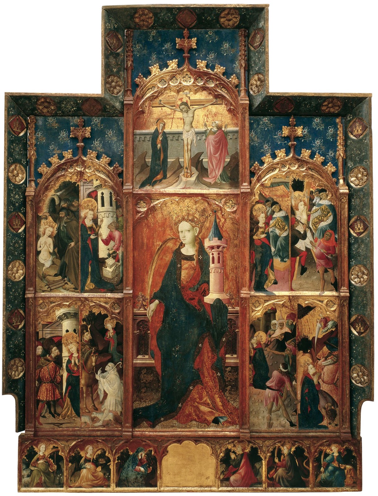 Gonçal Peris Sarrià: Altarpiece of Saint Barbara (1410-1425)