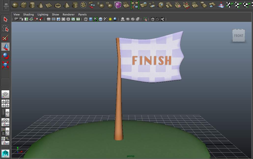 Maya Basic: Basic Texture การสร้างพื้นผิว อย่างง่ายในโปรแกรม Maya