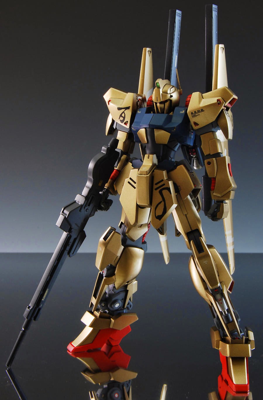 Custom Build: HGBF 1/144 Mega-Shiki with Mega Bazooka Launcher