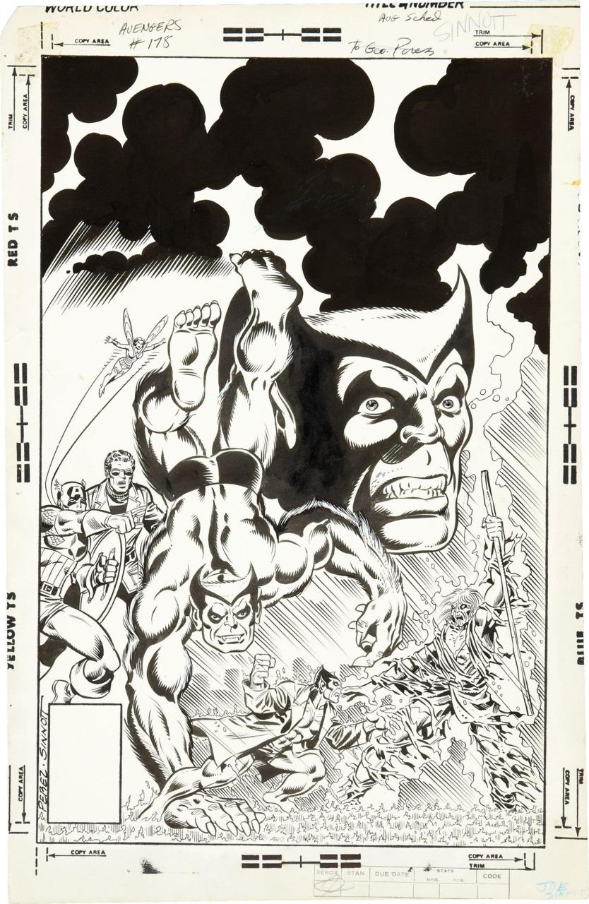 The Unpublished X-Men: George Perez - Avengers 178 - Updated!
