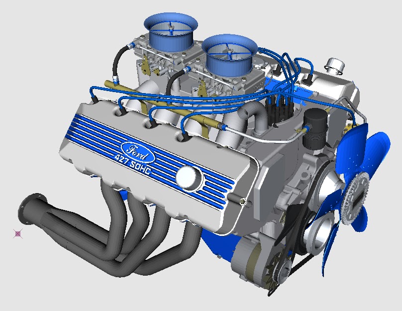 HRS Motorsport: Motor V8 Ford 427 SOHC by JMJ-Ohio