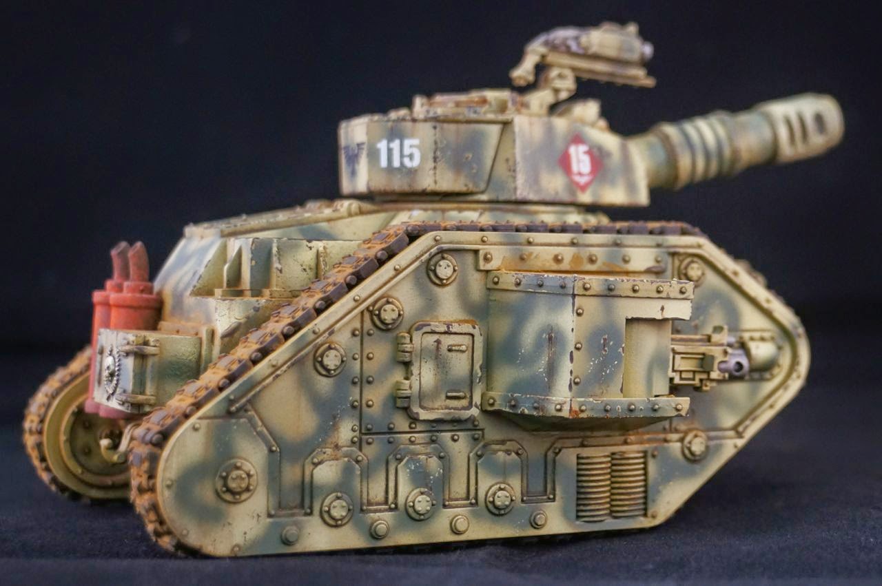 40k Hobby Blog: Lehman Russ Panzer Pt 2 With Color Modulation