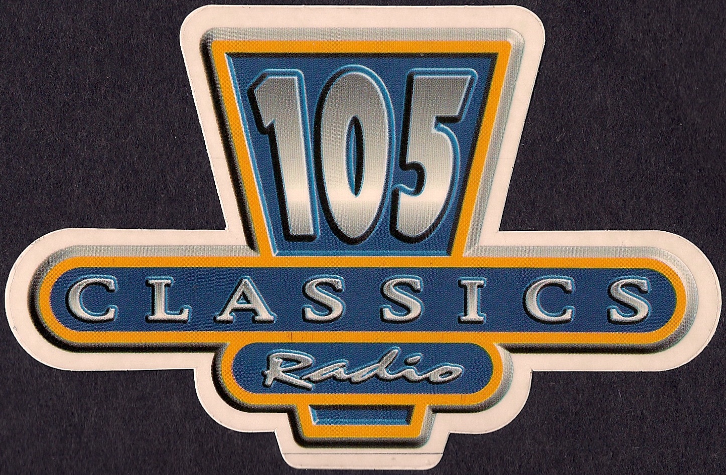 Radio Sticker of the Day: 105 Classics Radio