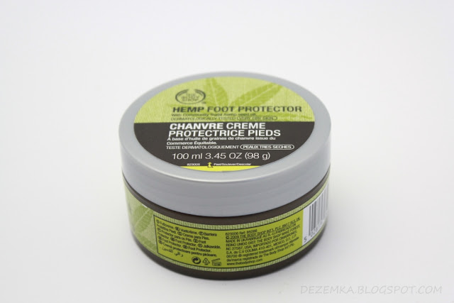 The Body Shop Hemp Foot Protector - Dezemka bloguje