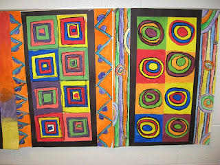Jamestown Elementary Art Blog: 4th grade Kandinsky Abstract Art