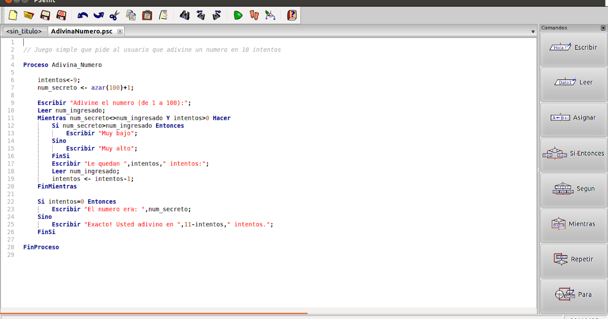 PSeInt 2011, la mejor forma de empezar a programar - El blog de Edu