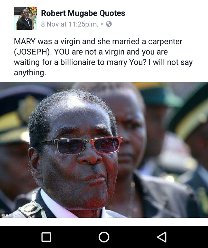 Swahili Time: Mugabeisms - Quotes by the Wise Man of Africa, President ...