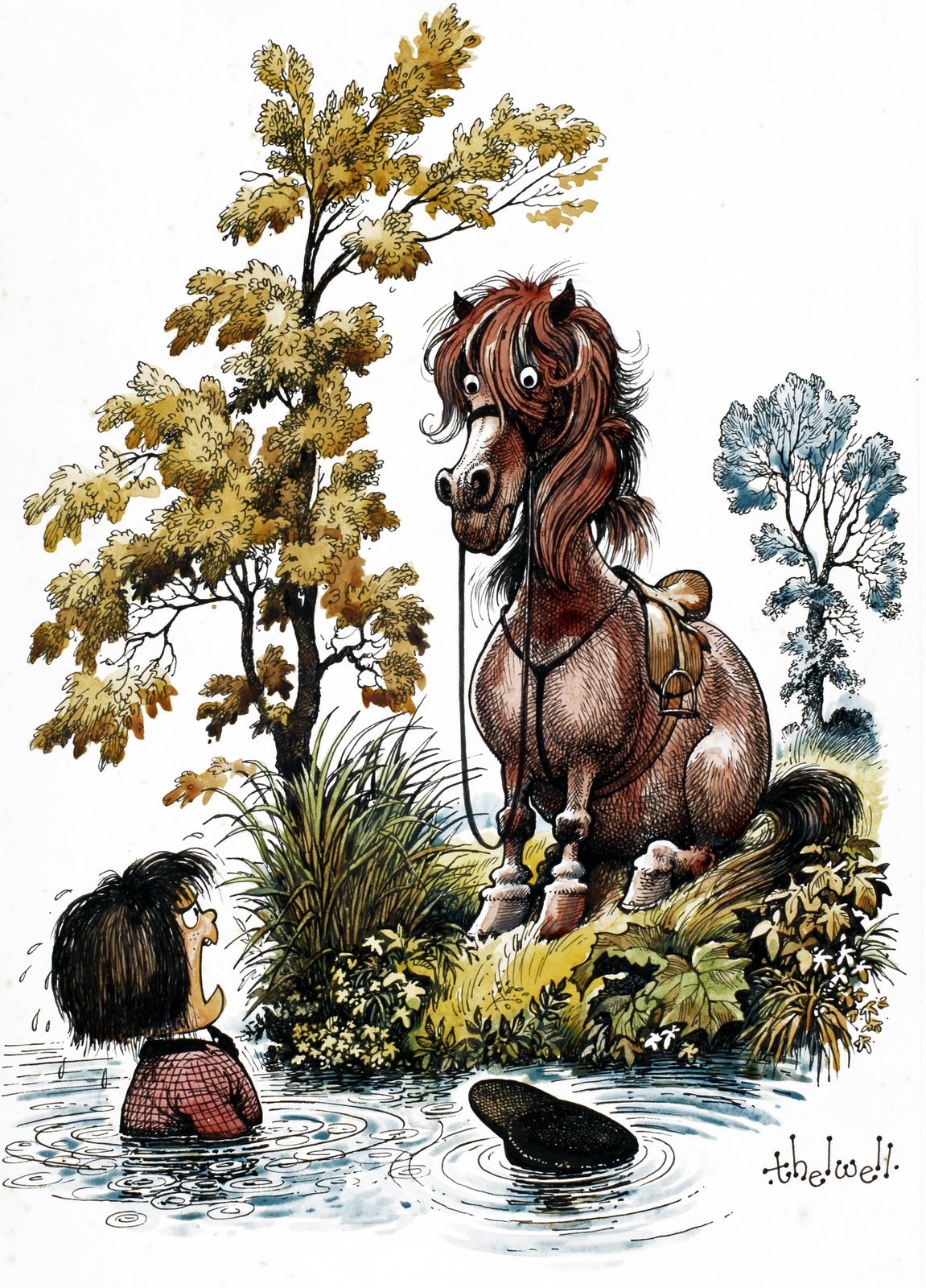The Illustrated Book Image Collective: Thelwell, Norman. A Leg at Each ...