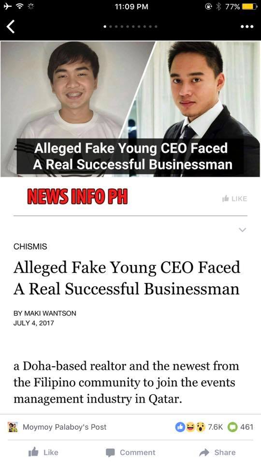 Alleged "Fake" CEO Clears His Name Against The Accusation Of The Young ...