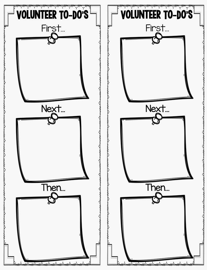 Who's Who and Who's New: Organizing Parent Volunteers