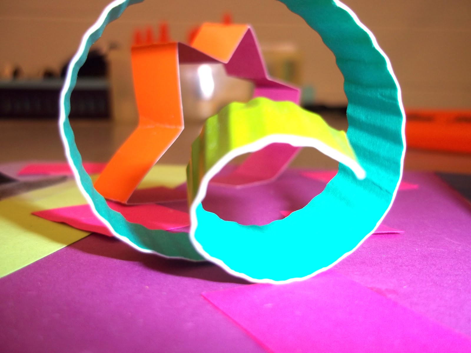 Monument Valley Regional Middle School Art Class: Paper Sculptures 5th ...