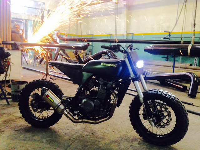 Klr Scrambler - RocketGarage - Cafe Racer Magazine