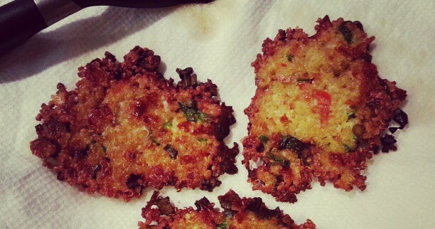 Easy quinoa fritters {gluten-free}