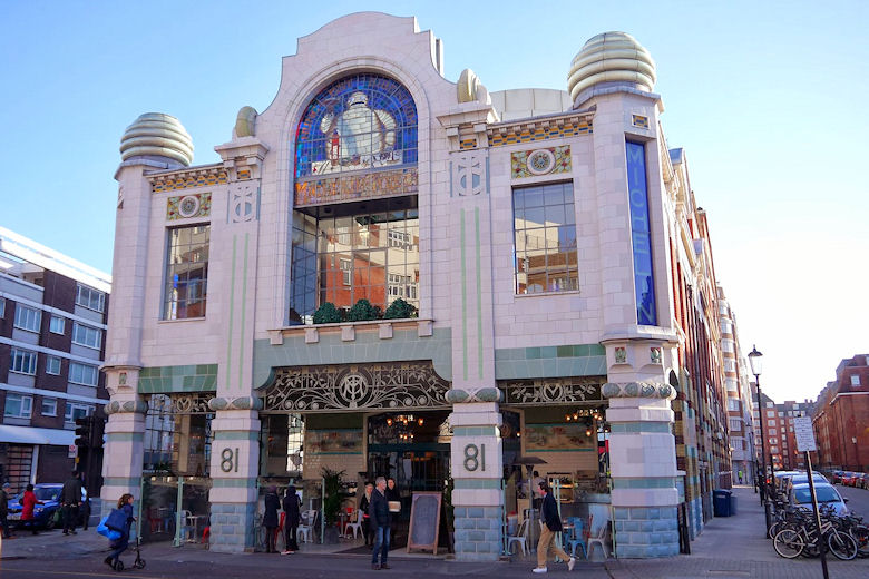 Just A Car Guy: the Michelin Tyre / Bibendum Building, Kings Road, London