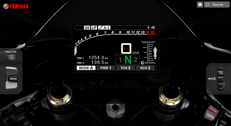 VOROMV Moto: ¿Quieres manejar el cuadro de mandos de la Yamaha YZF-R1 ...