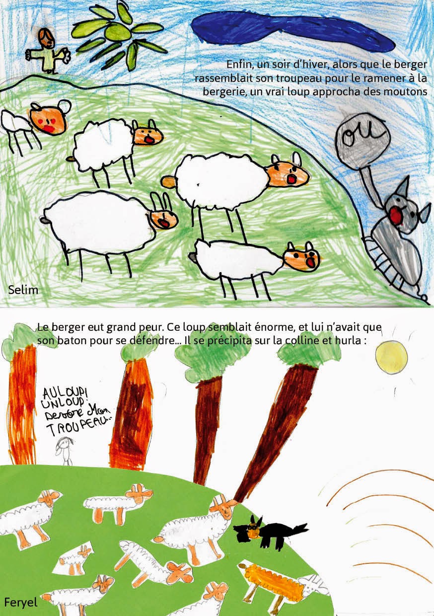 Pepper scissors, illustration et papiers découpés: "Le garçon qui ...