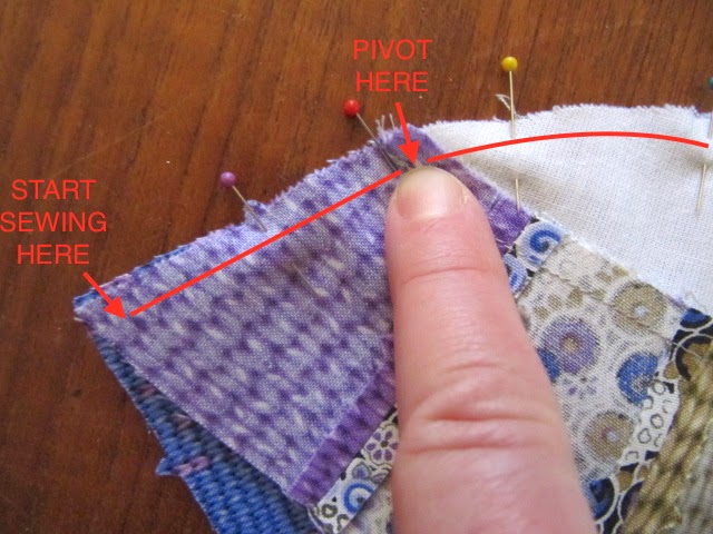 Sew Many Ways...: How to Assemble the Double Wedding Ring Block...