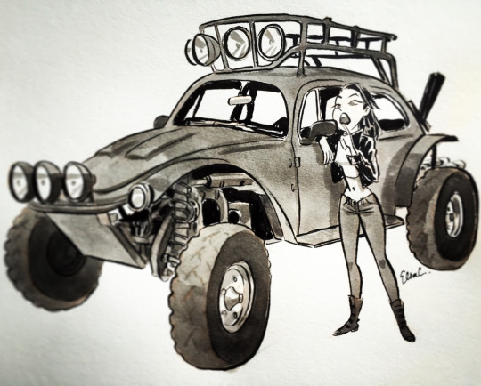 Els-A-Sketch: Baja Bug