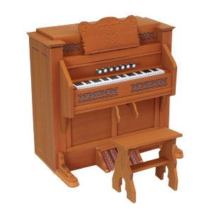 Reed Organ Papercraft | Papercraft Paradise | PaperCrafts | Paper ...