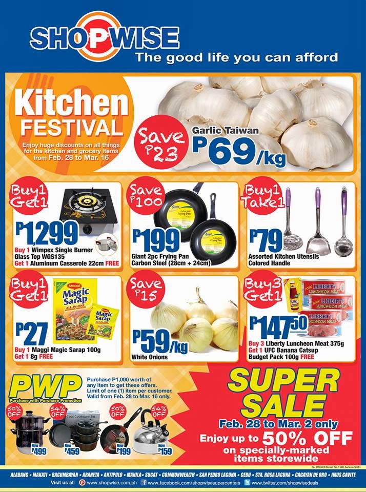 Manila Shopper: Shopwise Super SALE: Feb-Mar 2014