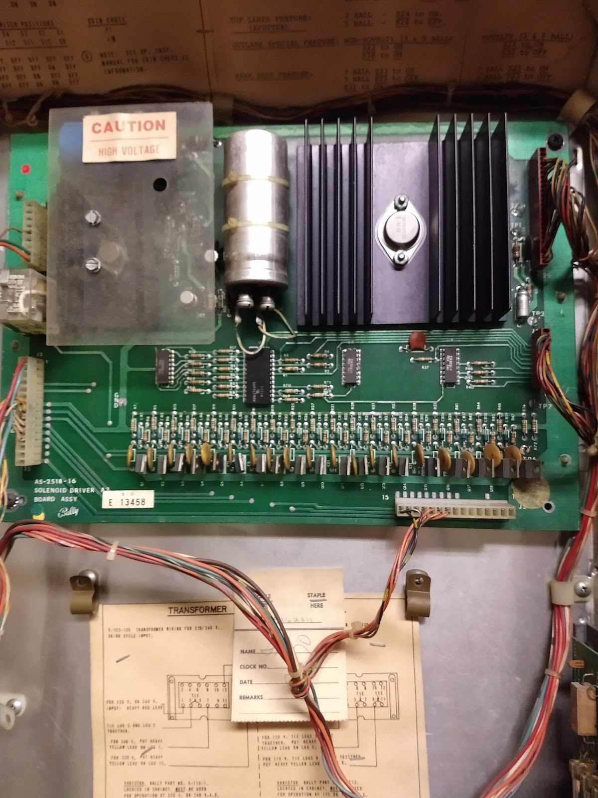 Bally 8-ball pinball machine repair: 2019