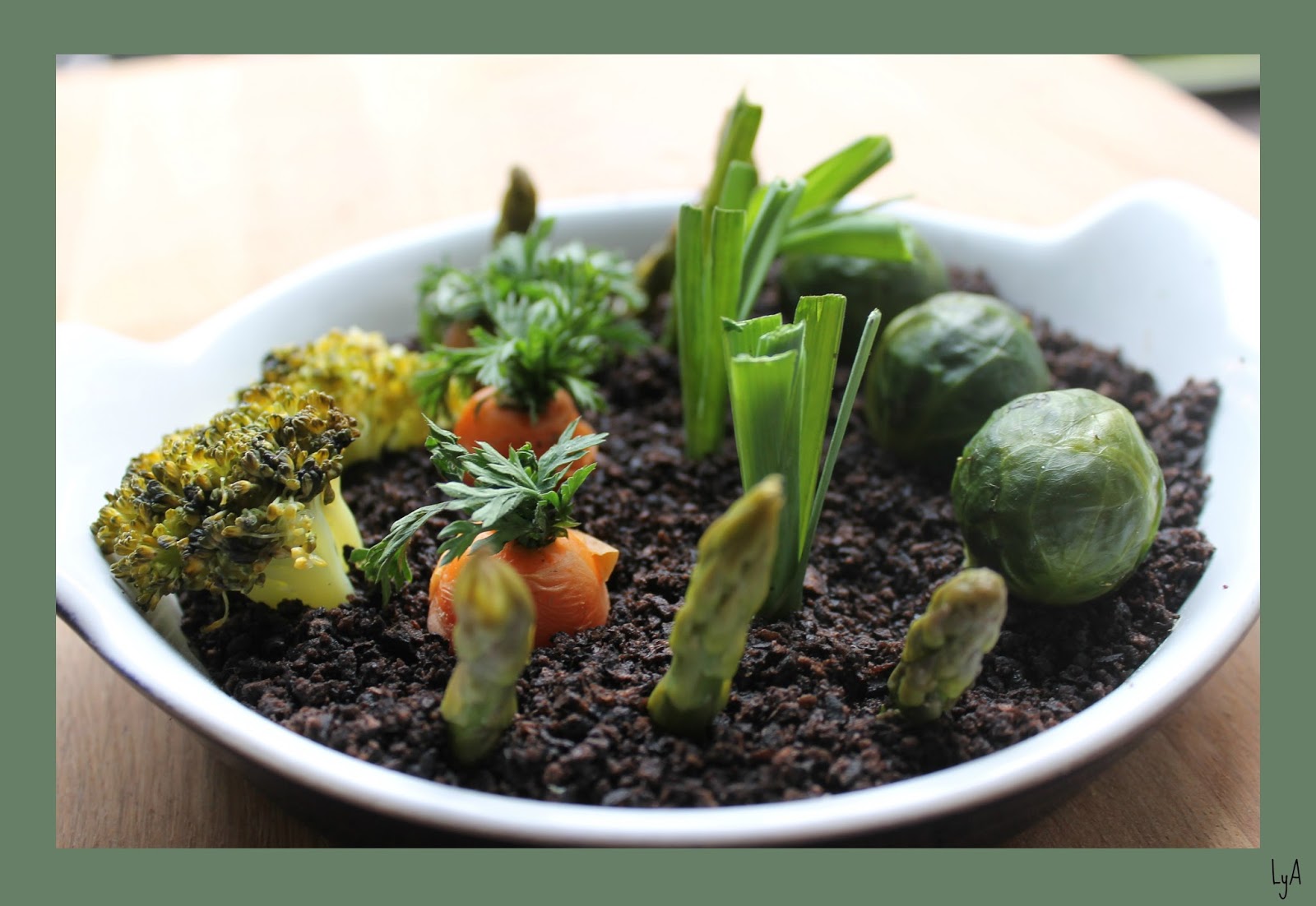 Huerto comestible con tierra de olivas y salsa gribiche, de Heston ...