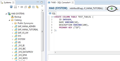 SAP HANA : Table Types in Hana