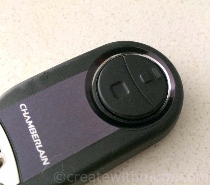 Create With Mom: Compact Chamberlain Universal Mini Garage Door Remote