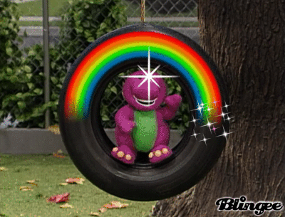 AKI GIFS: Gifs animados Barney