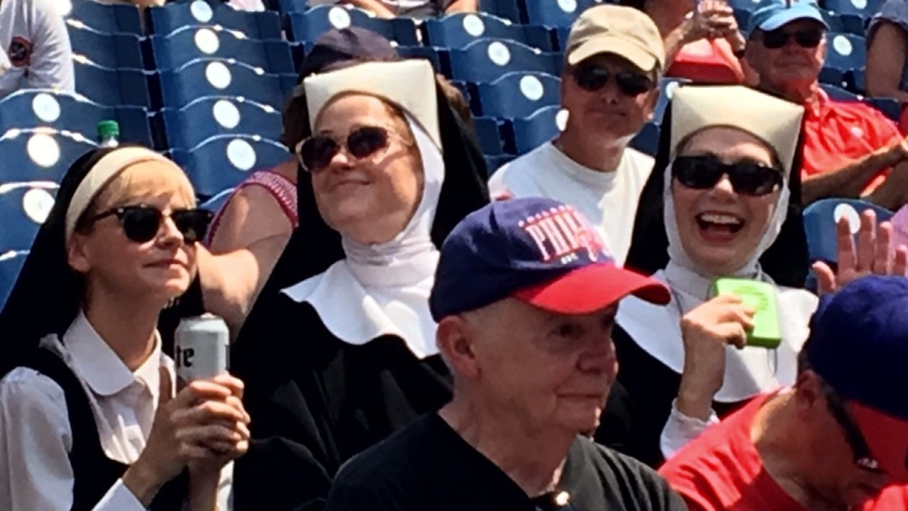It Is A Glorious Day: A Nun MLB Baseball Card. A Real Story