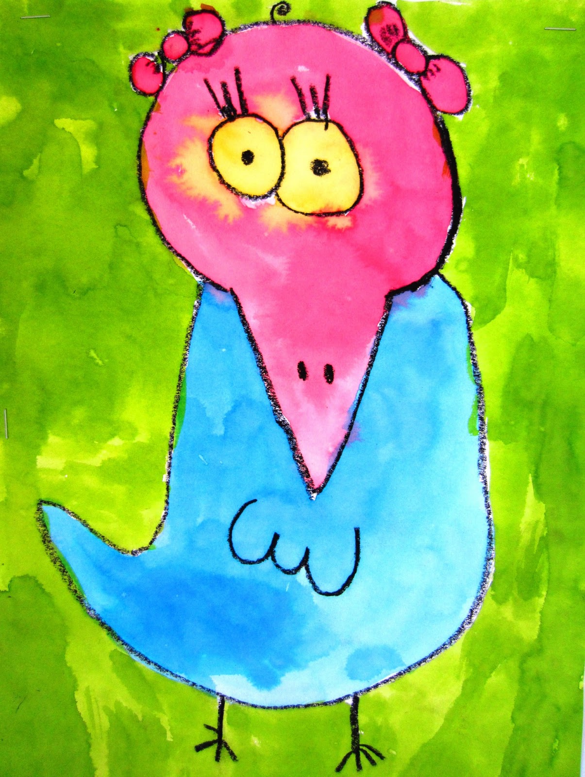 Blackas Bloggers: James Rizzi-Inspired Birds