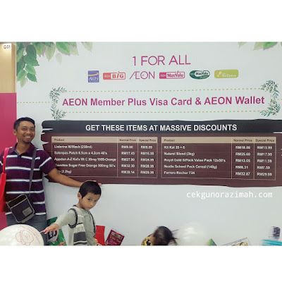 Dah daftar ke AEON Member Plus Visa Card & AEON Wallet? ~ Cikgu Norazimah