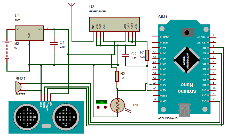 Smart Blind Stick using Arduino - Mechatronics LAB- Internet Of Things