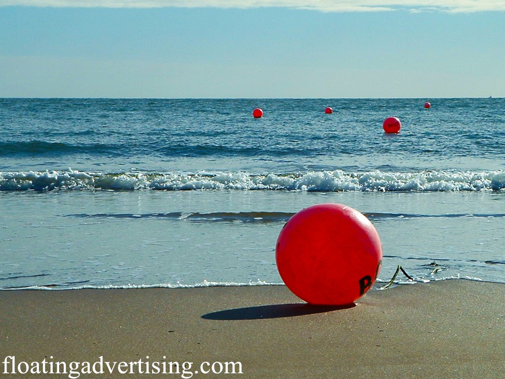 Floating Advertising: Floating Balloon Buoy Advertising For Nautical Events