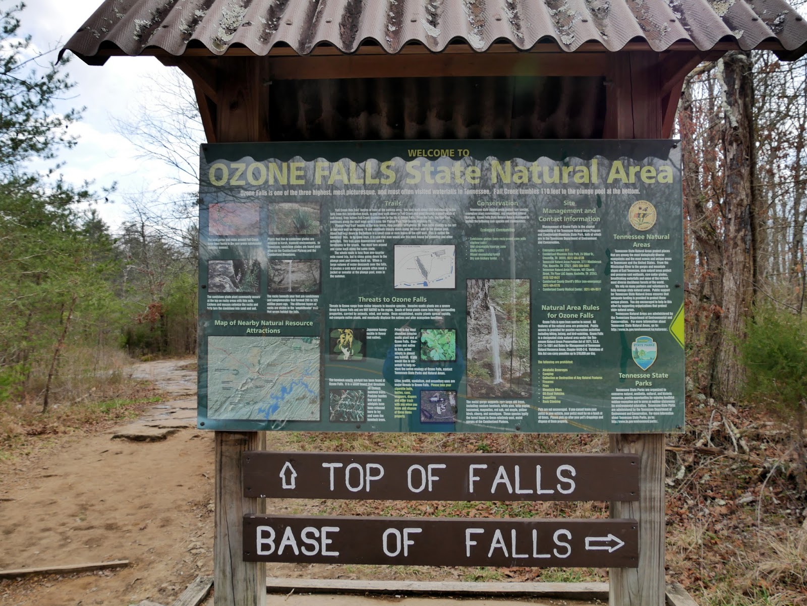 American Travel Journal: Ozone Falls State Natural Area