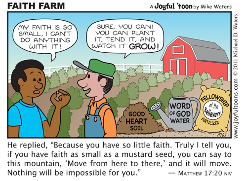 Bible Devotons: Two Christian Cartoons that has a message in each.